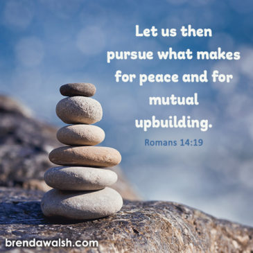 Pursuing Peace - Brenda Walsh Scripture Images