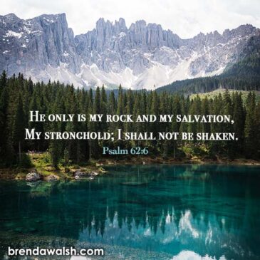 Solid Rock - Brenda Walsh Scripture Images