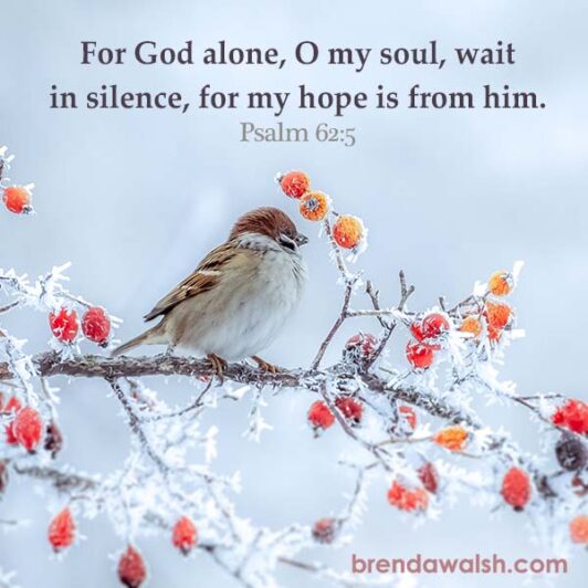 God Alone - Brenda Walsh Scripture Images