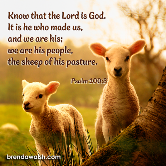 Part of His Pasture - Brenda Walsh Scripture Images