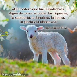 Apocalipsis 5:12 - Brenda Walsh Scripture Images
