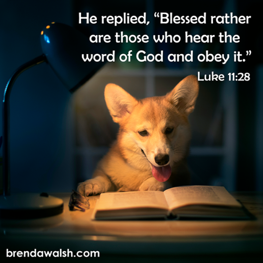 Actions Speak - Brenda Walsh Scripture Images