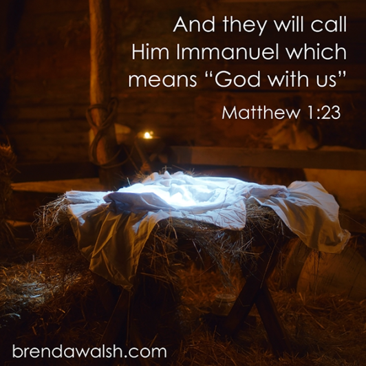 God is with Us - Brenda Walsh Scripture Images