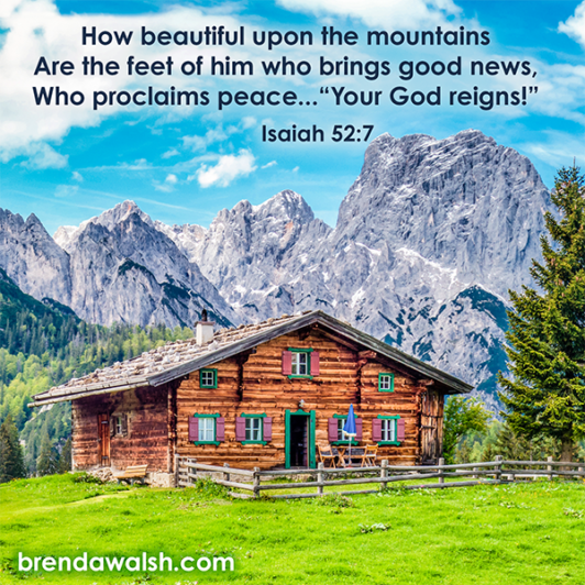 Feet of Jesus - Brenda Walsh Scripture Images