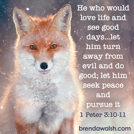 Pursue a Good Life - Brenda Walsh Scripture Images