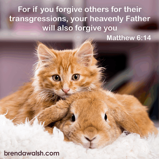 Receiving Forgiveness - Brenda Walsh Scripture Images